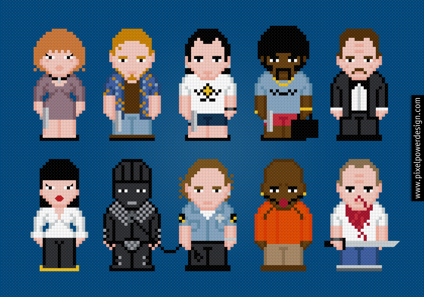 Pulp Fiction Cross-Stitch Pattern
