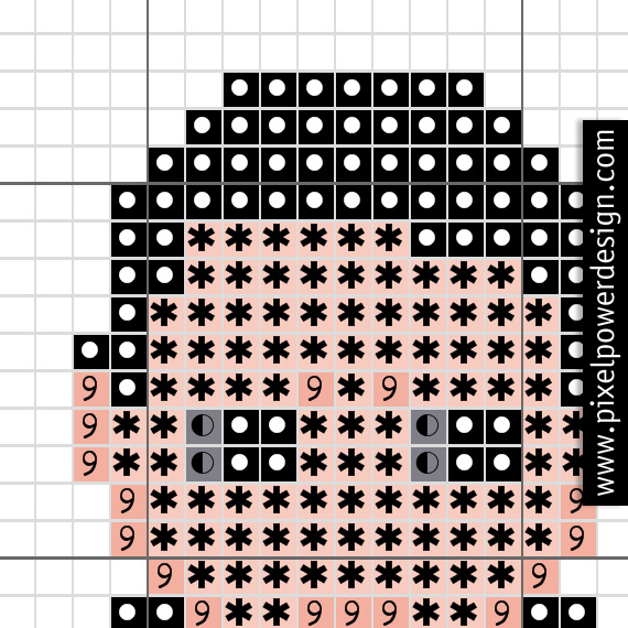 The Matrix Cross-Stitch Pattern