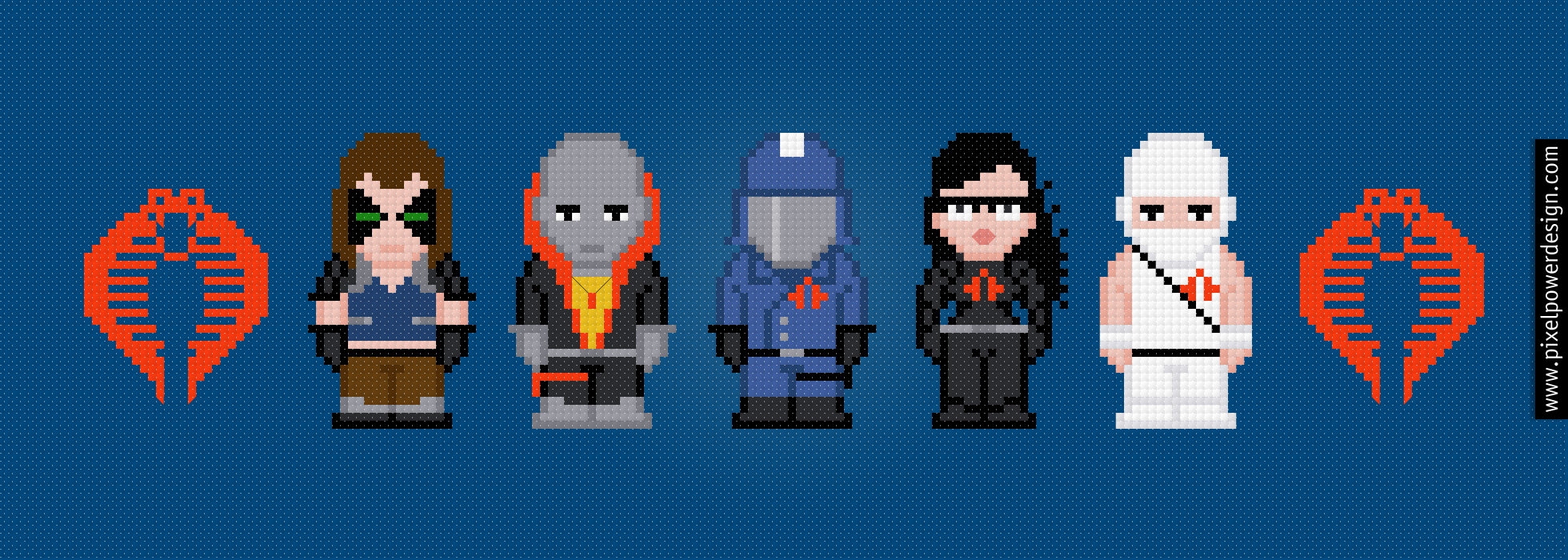 G.I. Joe: Cobra Cross-Stitch Pattern