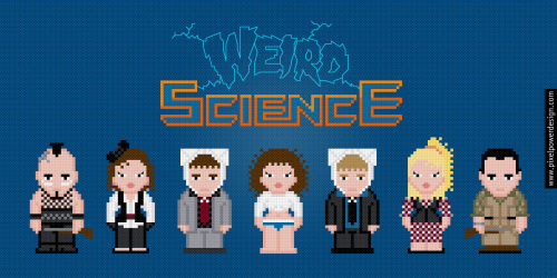 Weird Science Cross-Stitch Pattern