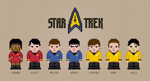 Star Trek Cross-Stitch Pattern